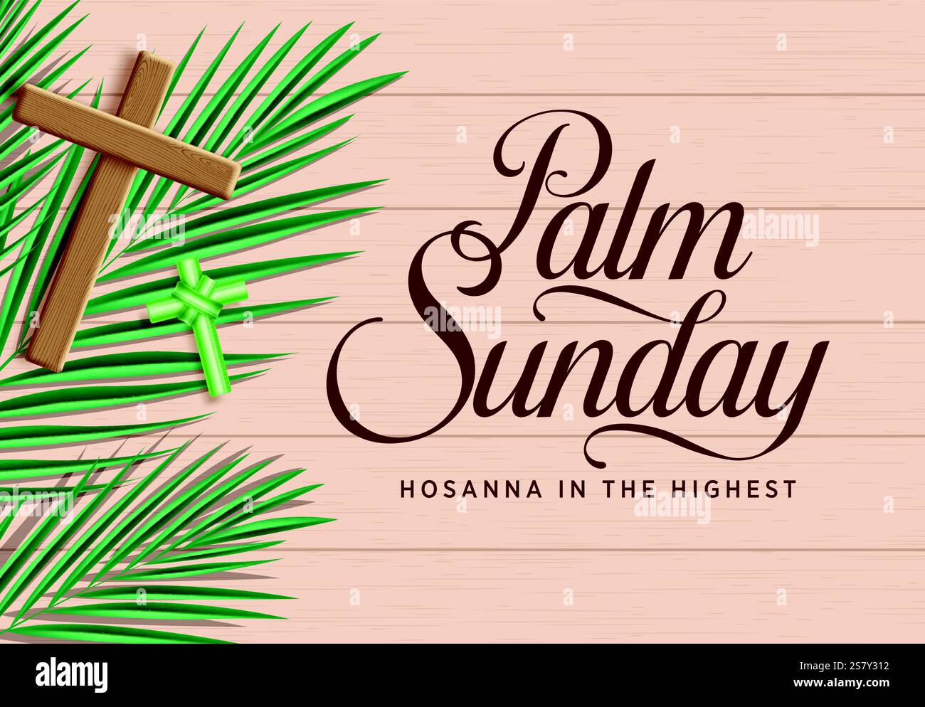 Palm sunday christian clipart design. Jesus christ risen and hosanna ...