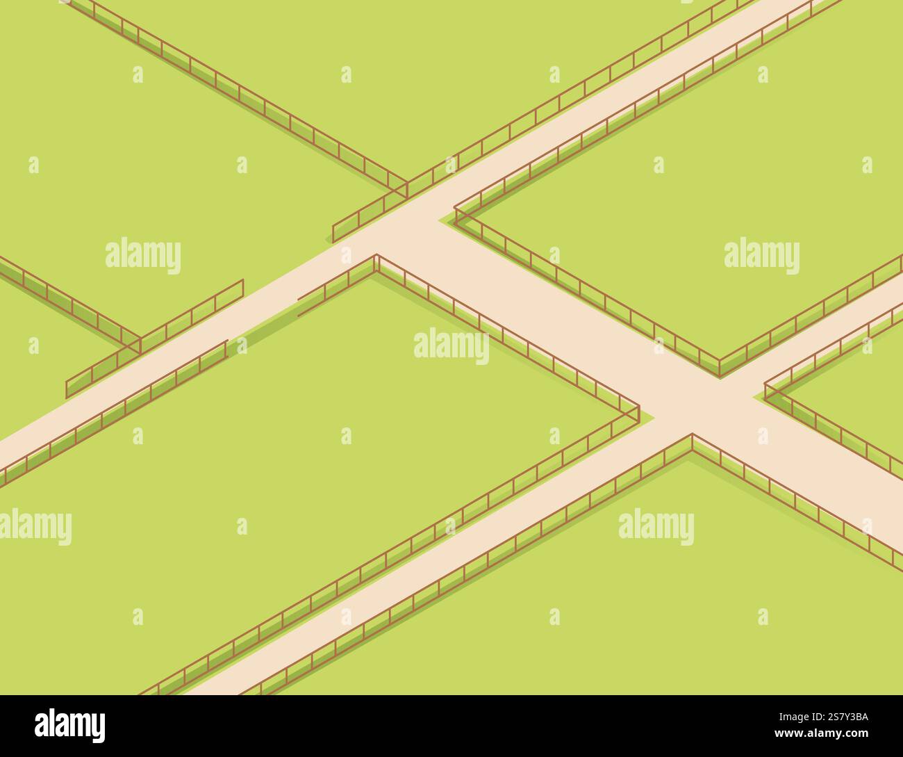 Farming plots Stock Vector Images - Alamy