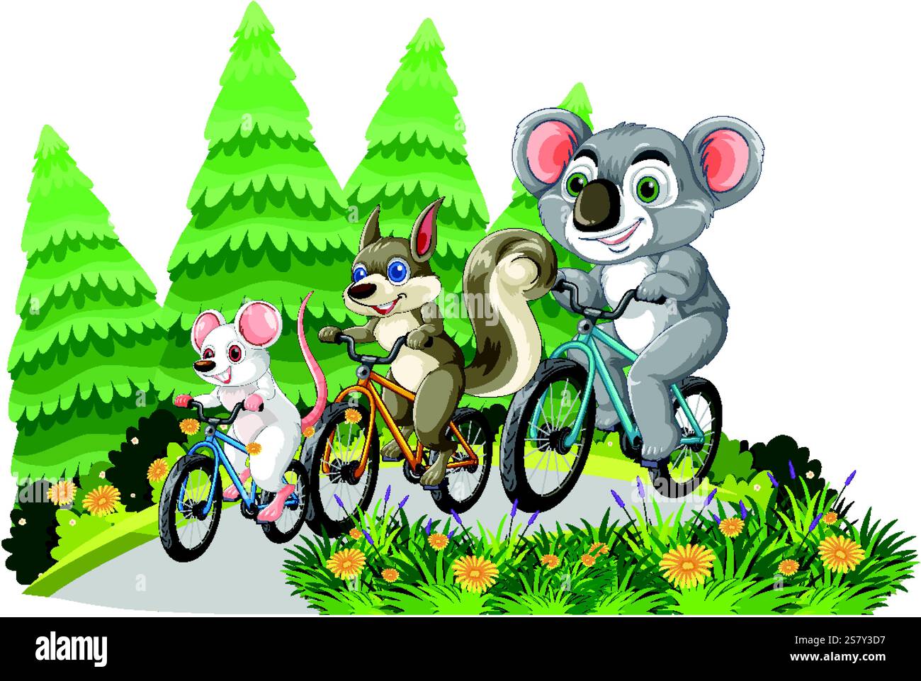 Koala squirrel Stock Vector Images - Alamy