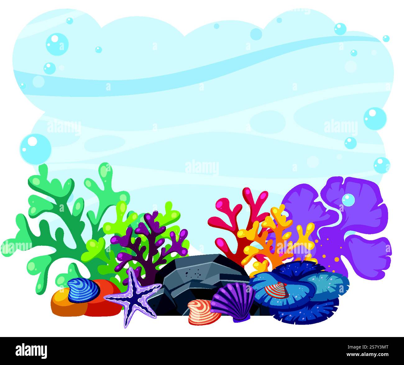 Vibrant shells Stock Vector Images - Alamy