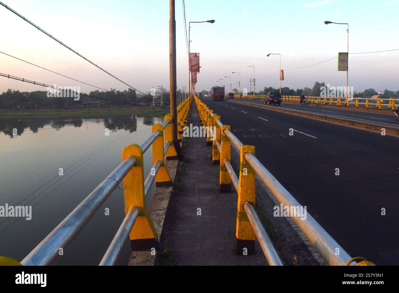 SURABAYA - INDONESIA ; 31th July 2013 : toll road bridge in Surabaya ...