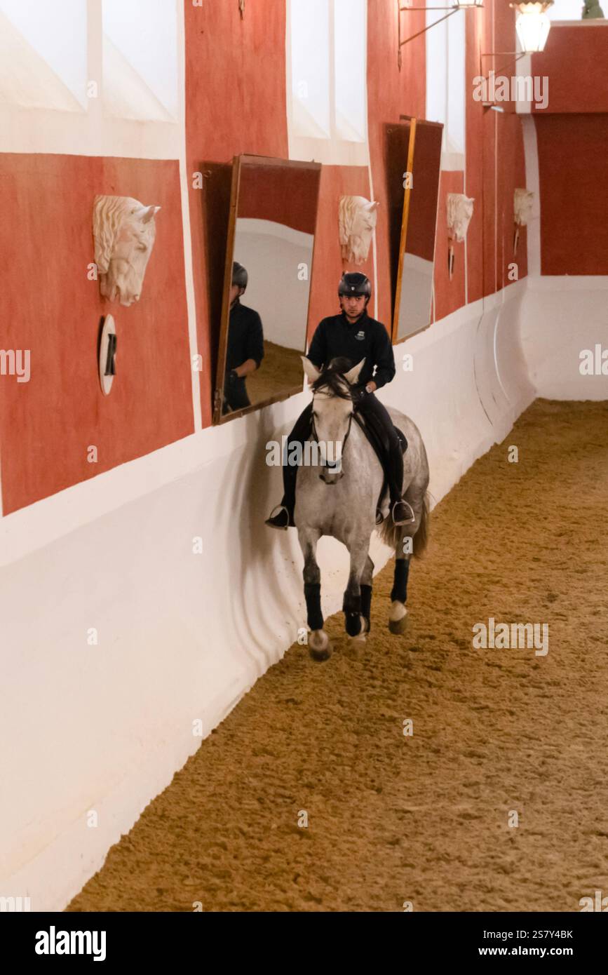 Ronda, Andalusia, Spain - October 27, 2024: Riding school (Escuela de ...