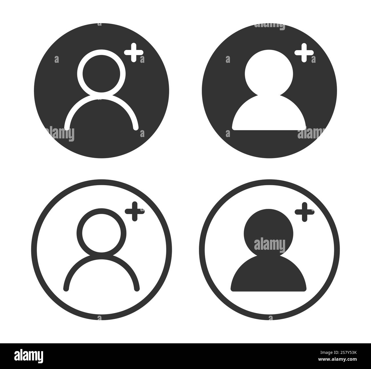 Add a new User profile login or access authentication icon. web avatar ...