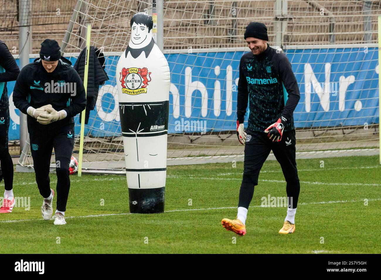 Leverkusen, Deutschland. 20th Jan, 2025. Lukas Hradecky (Bayer 04 Leverkusen, 1) UEFA Champions ...