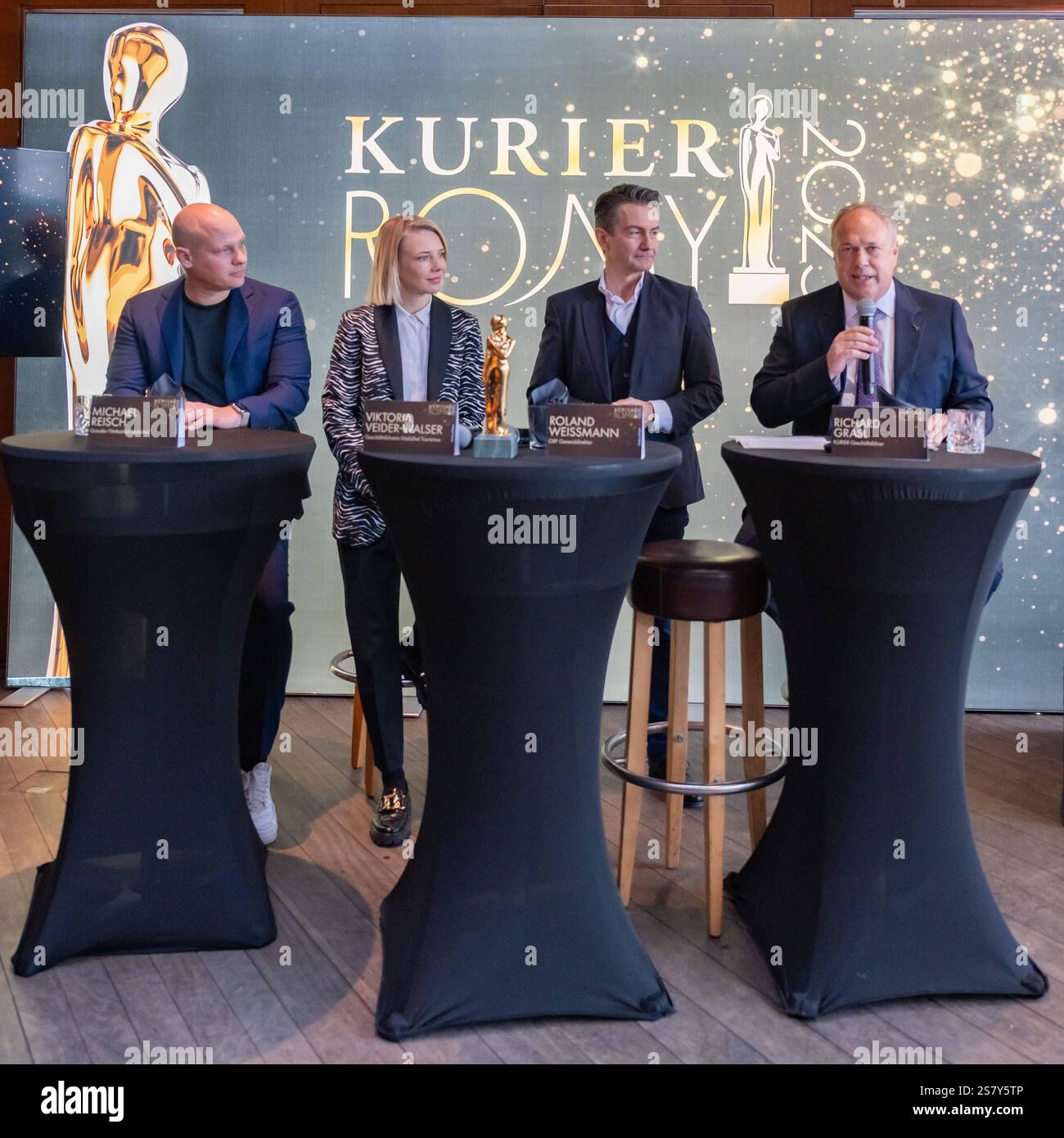 20250120 Kick-off der KURIER ROMY 2025 WIEN, OESTERREICH - 02. MAERZ ...