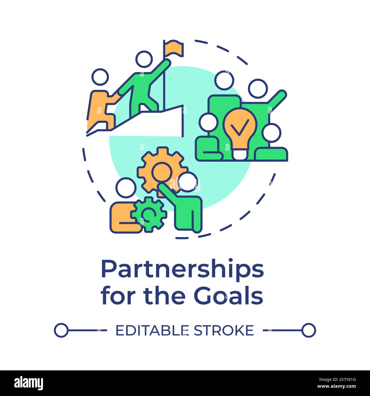 Sustainable development goals sign Stock Vector Images - Alamy