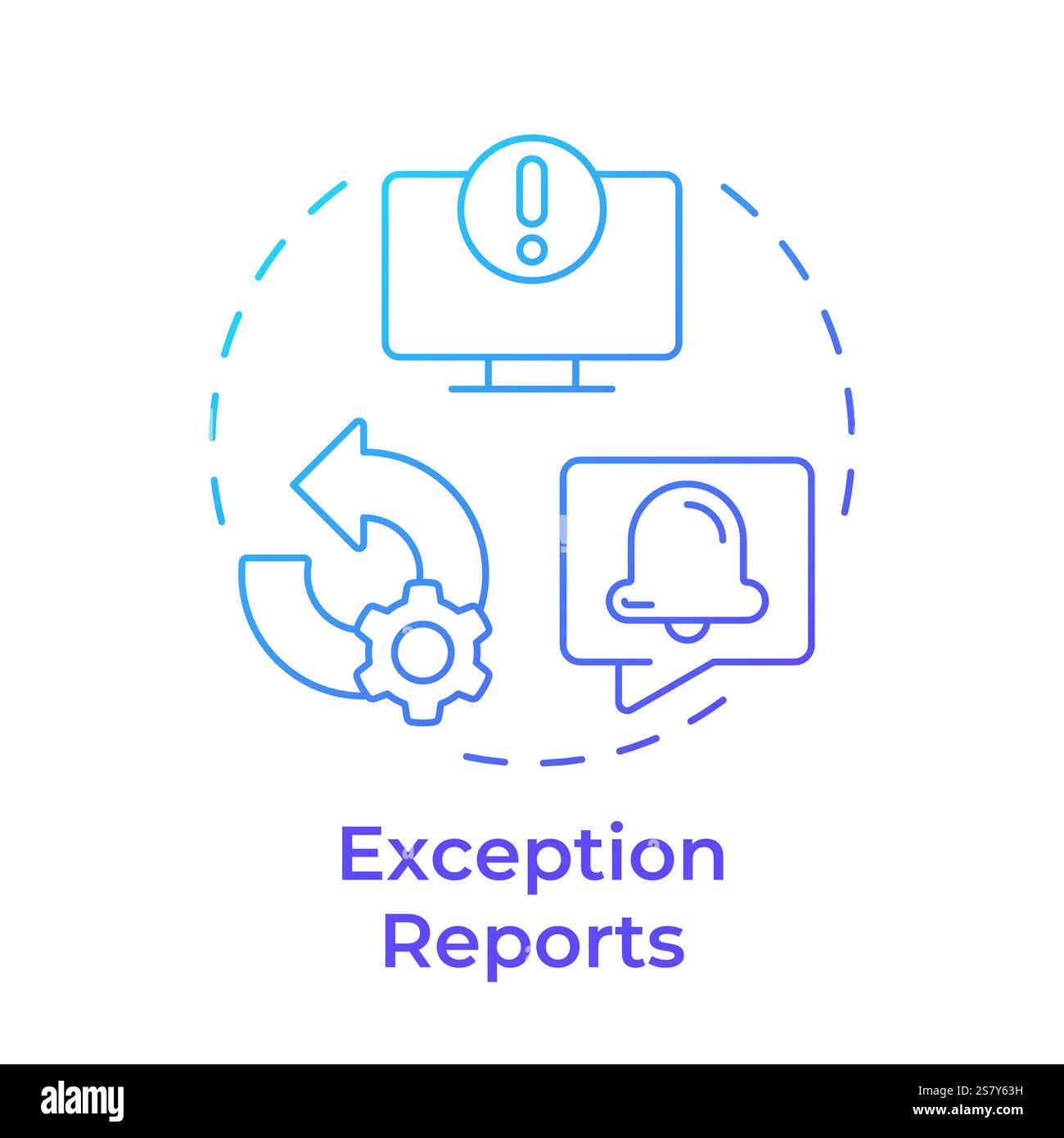 Deviation concept Stock Vector Images - Alamy