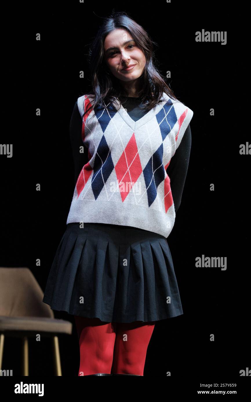 Chiara Oliver attends the presentation of the Universal Music Festival ...