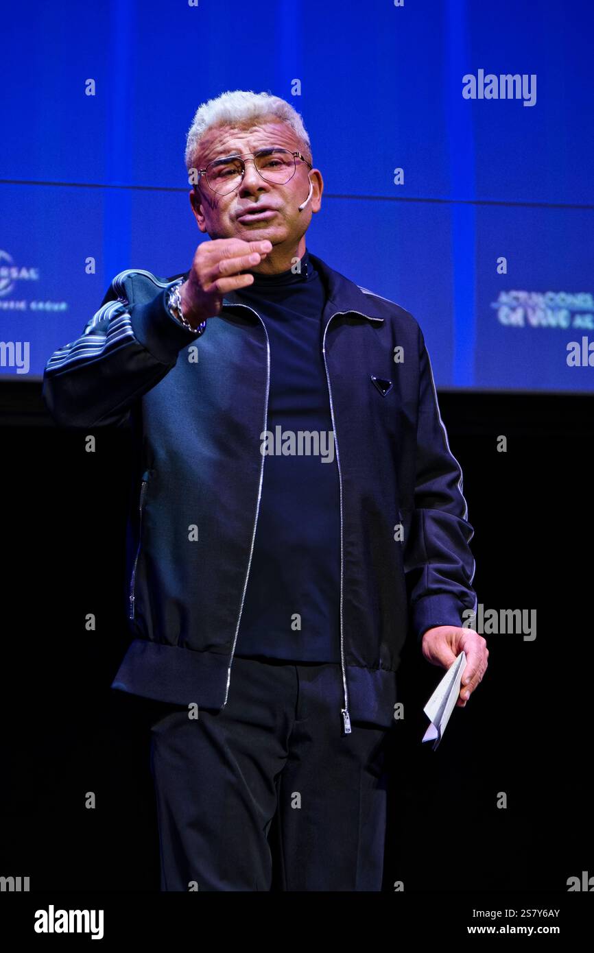 Albeniz Theatre, Madrid, Spain. 20th Jan, 2025. Singers Paloma San ...