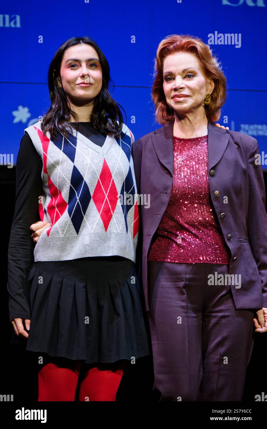 Albeniz Theatre, Madrid, Spain. 20th January, 2025. Singers Paloma San ...