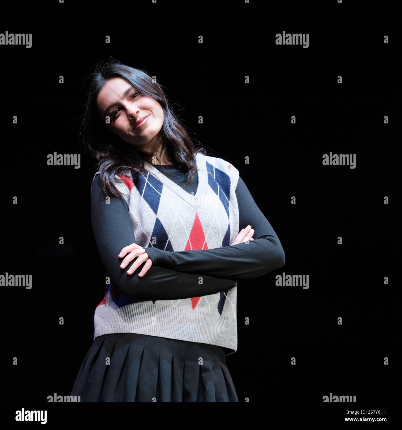 Chiara Oliver attends the presentation of the Universal Music Festival ...