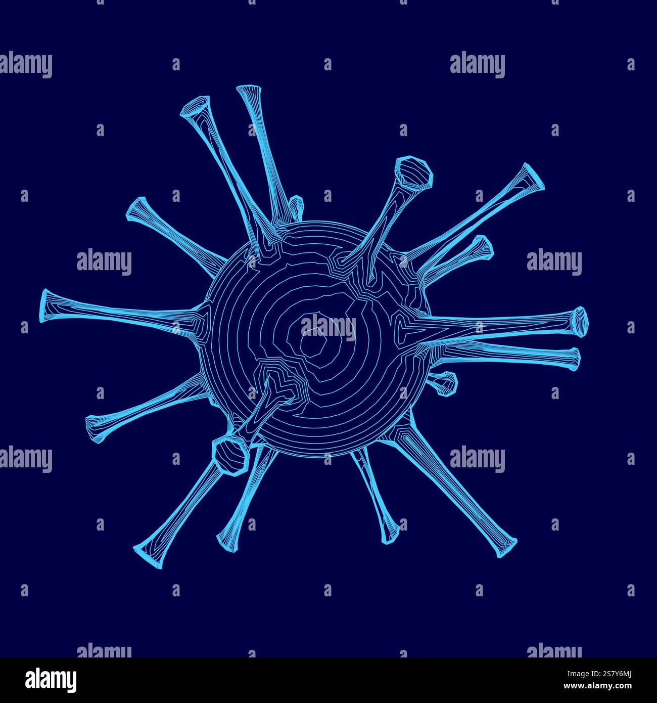 Spikes macro Stock Vector Images - Alamy