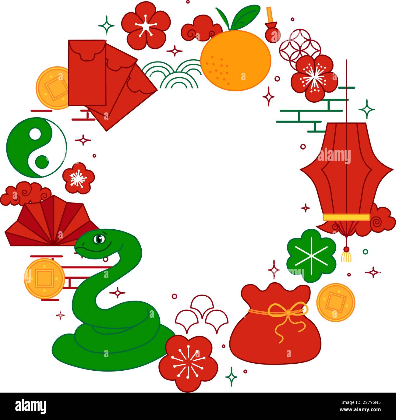 Snake frame hi-res stock photography and images - Alamy