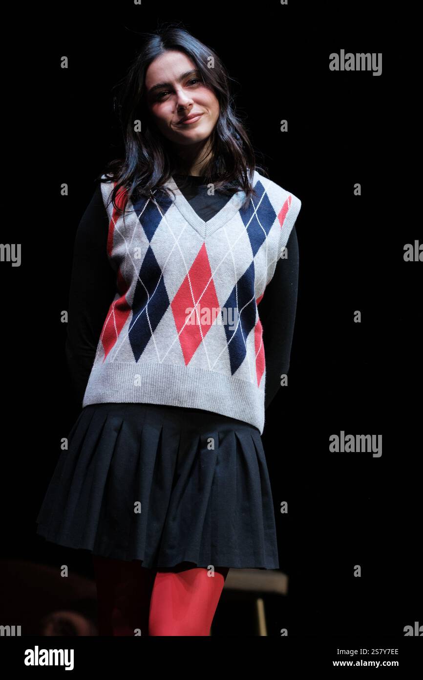 Chiara Oliver attends the presentation of the Universal Music Festival ...