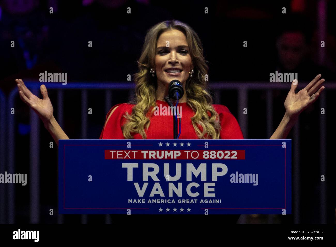 TV personality Megyn Kelly speaks at President-elect Donald Trump's pre ...