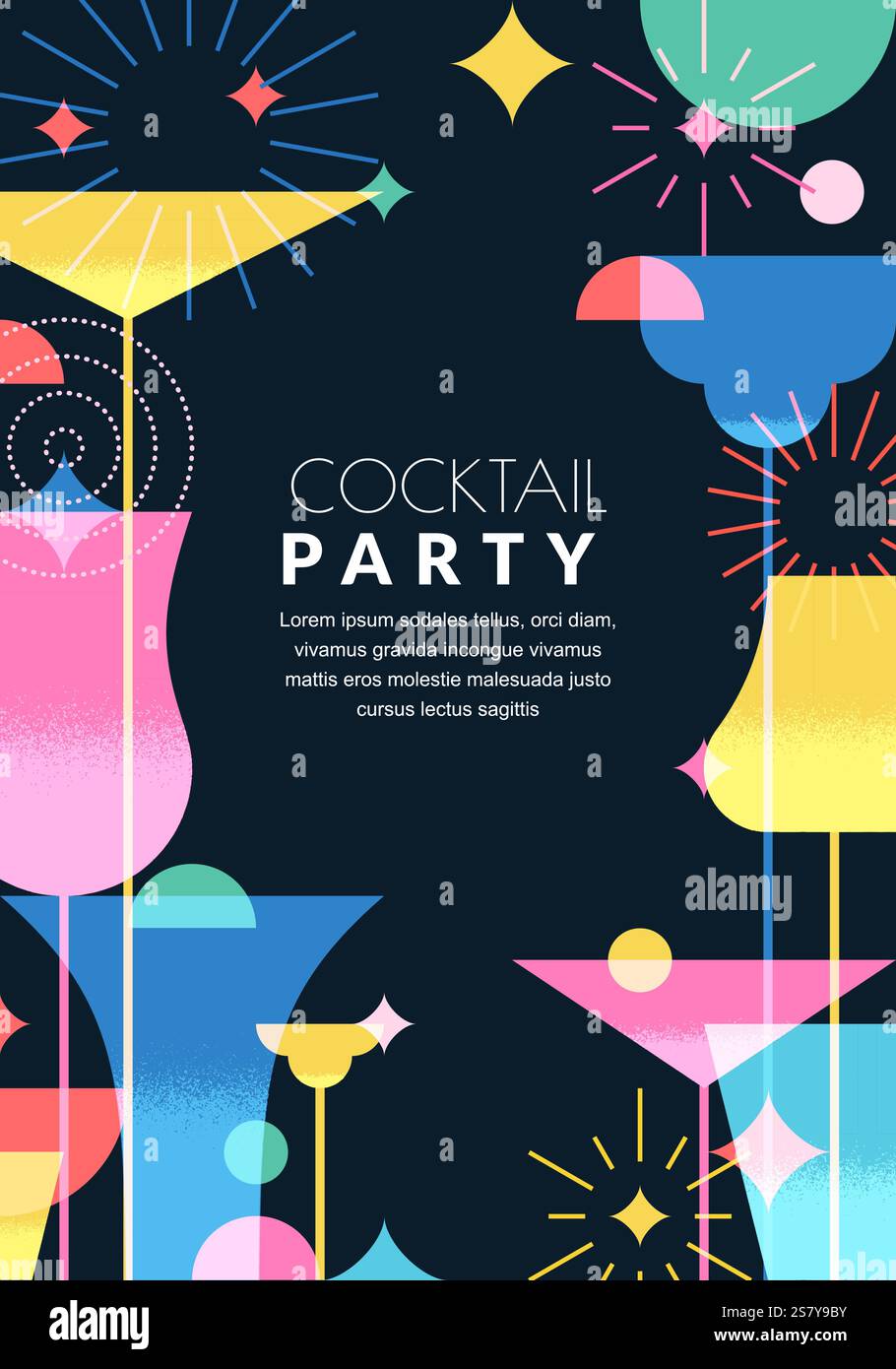 Night party design Stock Vector Images - Alamy