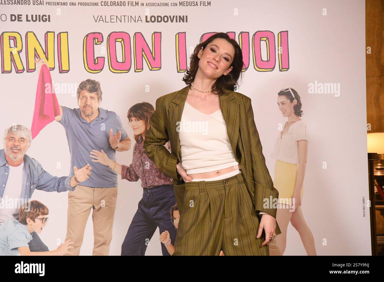 Rome, Italy. 20th Jan, 2025. Rome, Hotel Bernini Photocall of the film ...