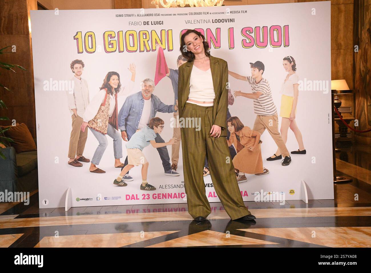 Rome, Italy. 20th Jan, 2025. Rome, Hotel Bernini Photocall of the film ...