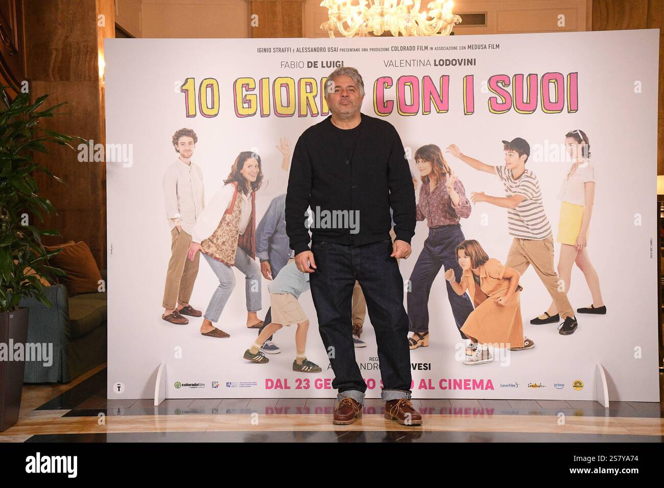 Rome, Italy. 20th Jan, 2025. Rome, Hotel Bernini Photocall of the film ...