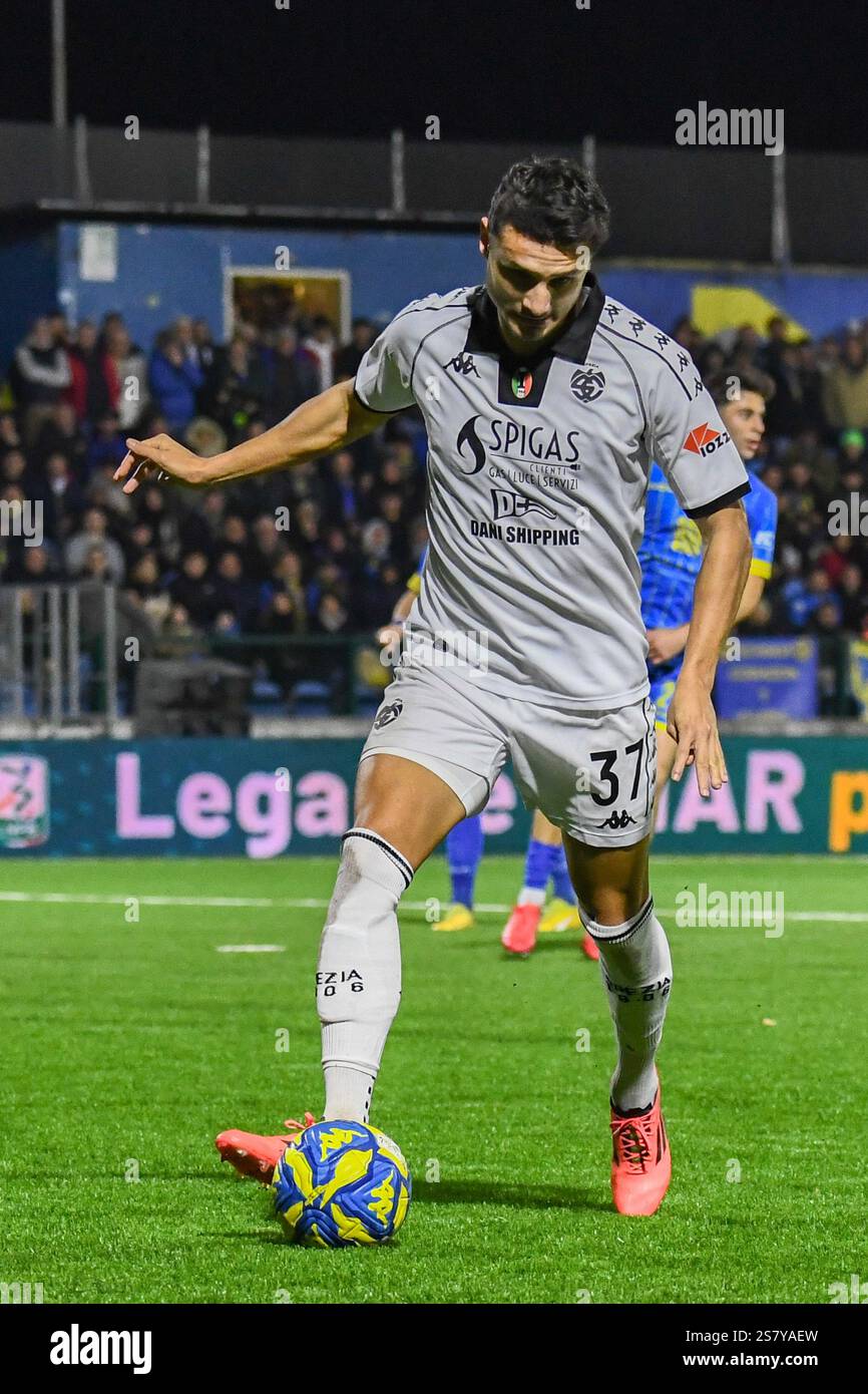Ales Mateju (Spezia) during Carrarese Calcio vs Spezia Calcio, Italian ...