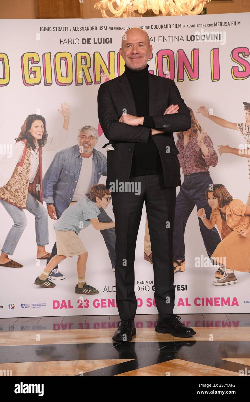 Rome, Italy. 20th Jan, 2025. Rome, Hotel Bernini Photocall of the film ...