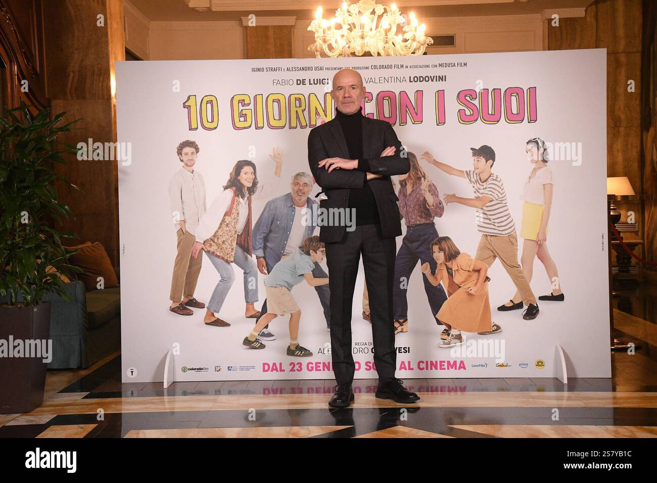 Rome, Italy. 20th Jan, 2025. Rome, Hotel Bernini Photocall of the film ...