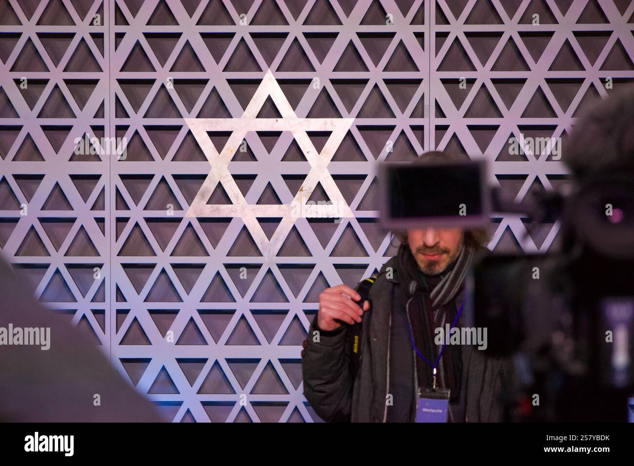 Frankfurt am Main, Germany. January 19, 2025. German Chancellor Olaf ...