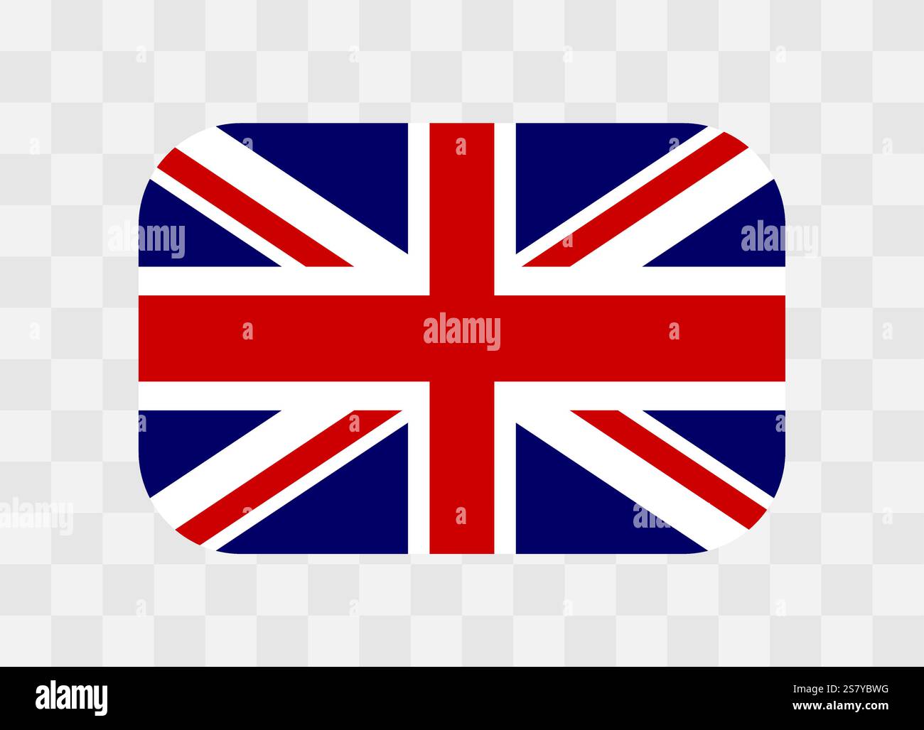 United Kingdom of Great Britain and Northern Ireland flag - rounded ...