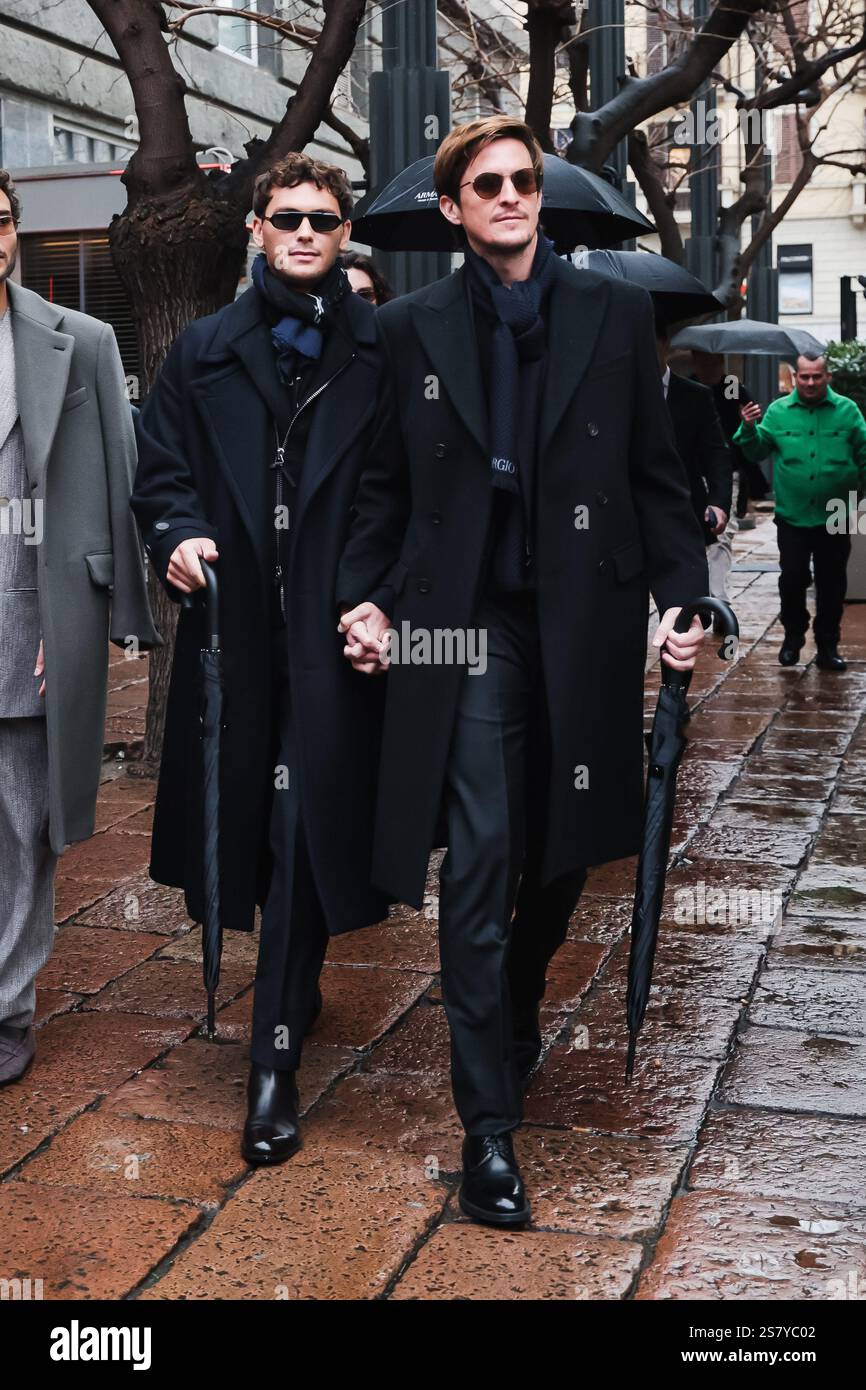 Milan, Celebrity Sightings - Cooper Koch and Stuart McClave walk hand ...