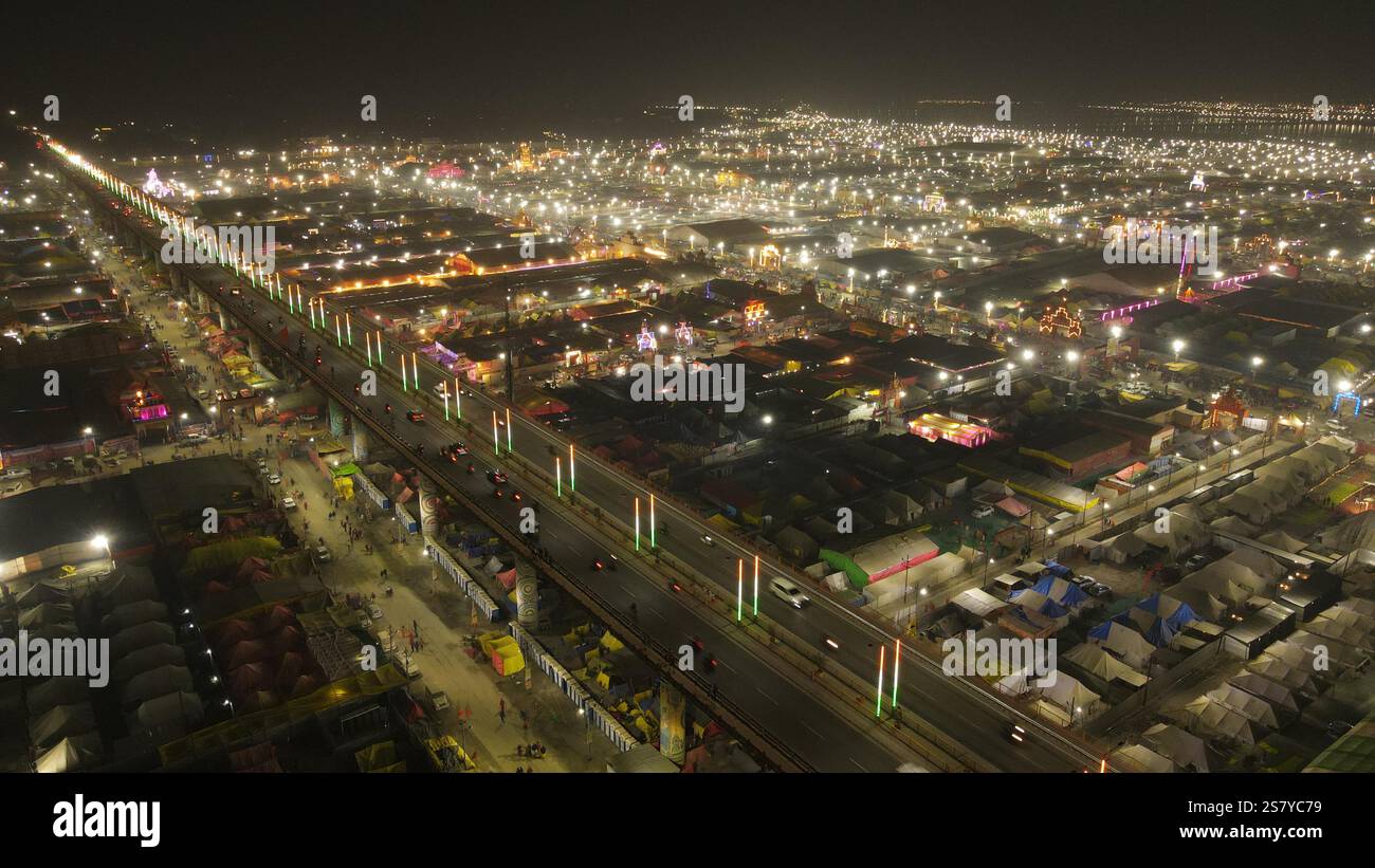 Prayagraj, Uttar Pradesh, India. 20th Jan, 2025. Prayagraj: Prayagraj ...