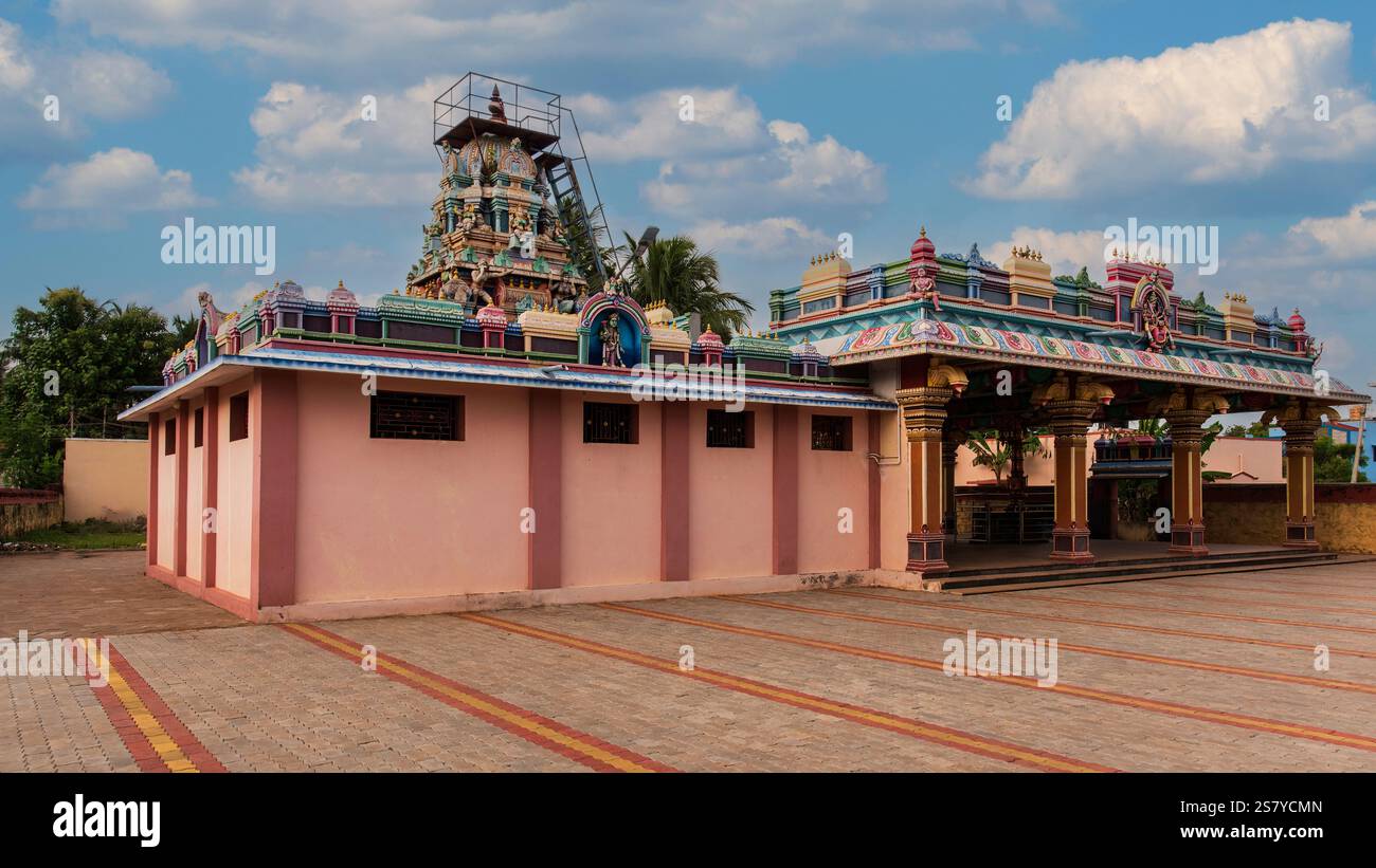 Indian village temple hi-res stock photography and images - Alamy