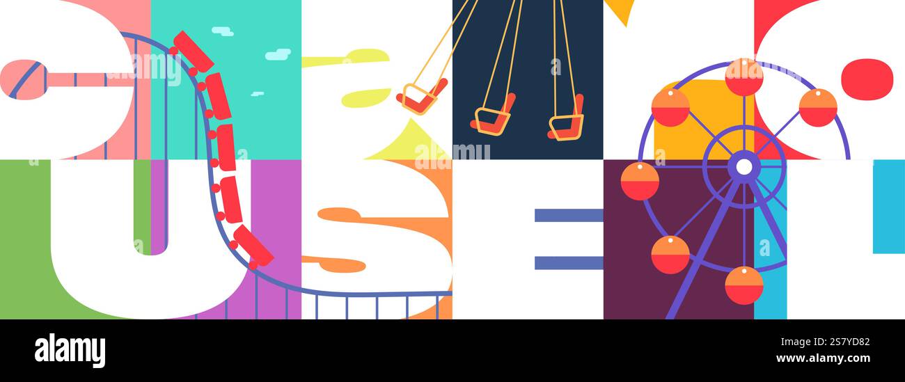 Vibrant carousel Stock Vector Images - Alamy