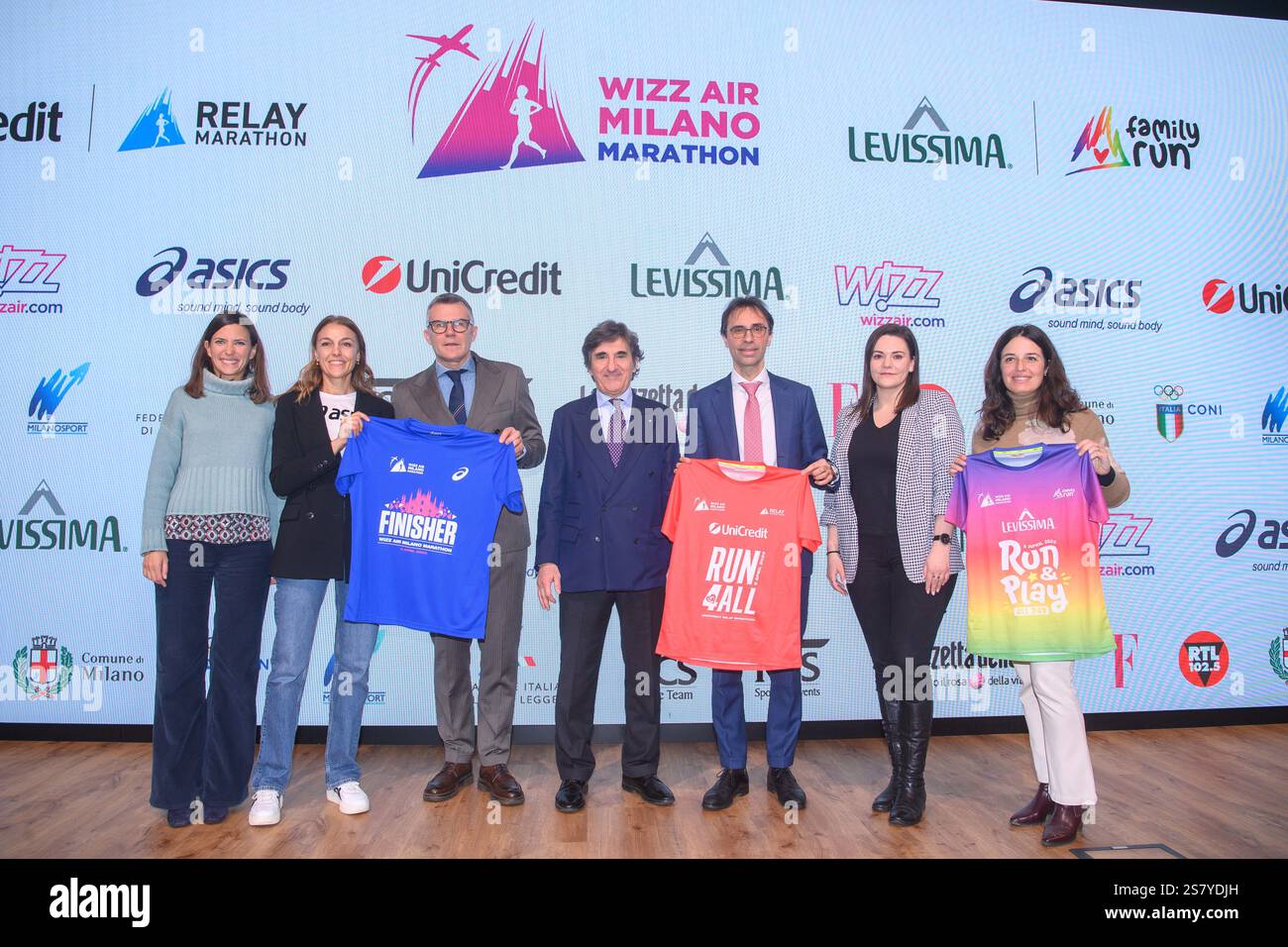 Arese, Milano. 20th Jan, 2025. Wizz Air Milano Marathon 2025 Talk ...