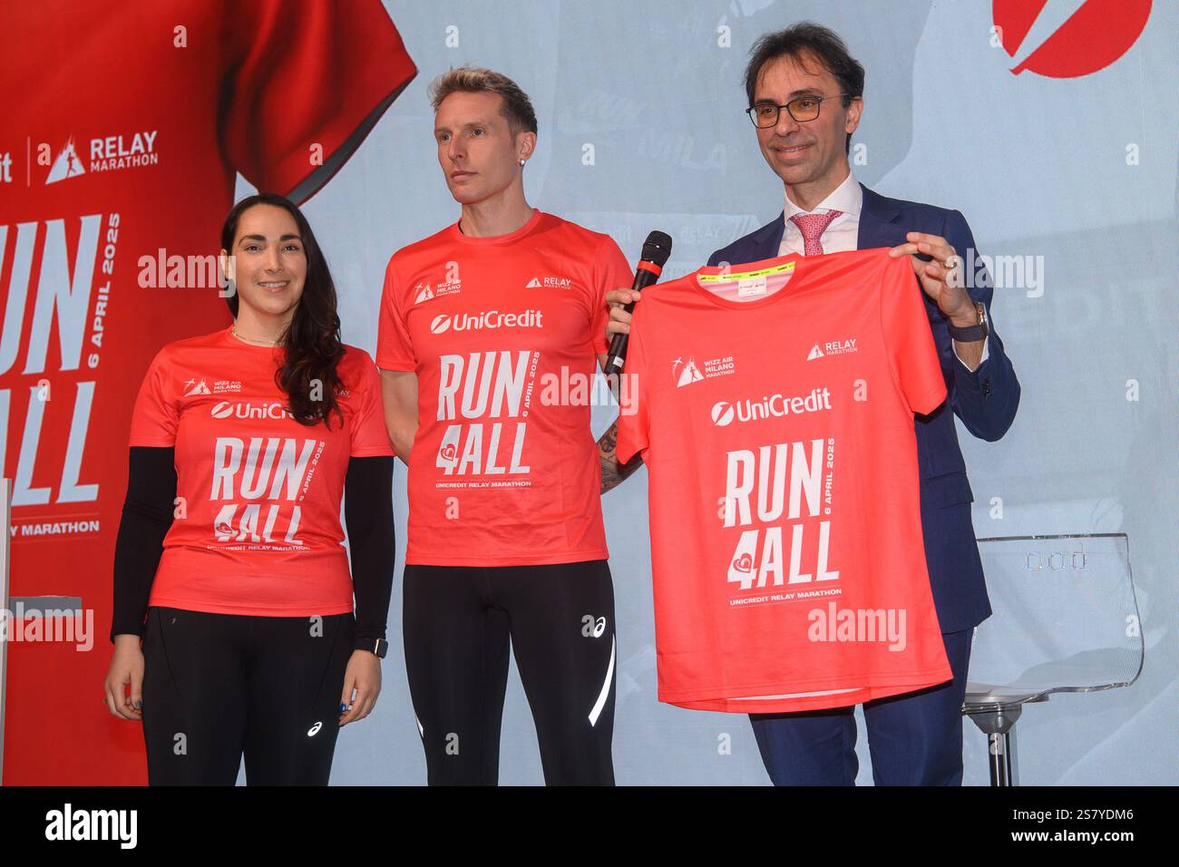 Arese, Milano. 20th Jan, 2025. Wizz Air Milano Marathon 2025 Talk ...