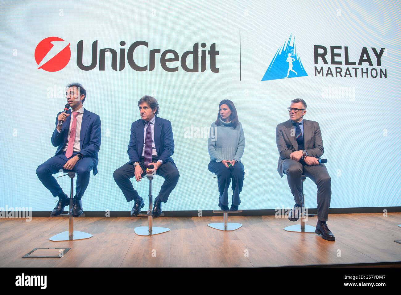 Arese, Milano. 20th Jan, 2025. Wizz Air Milano Marathon 2025 Talk ...