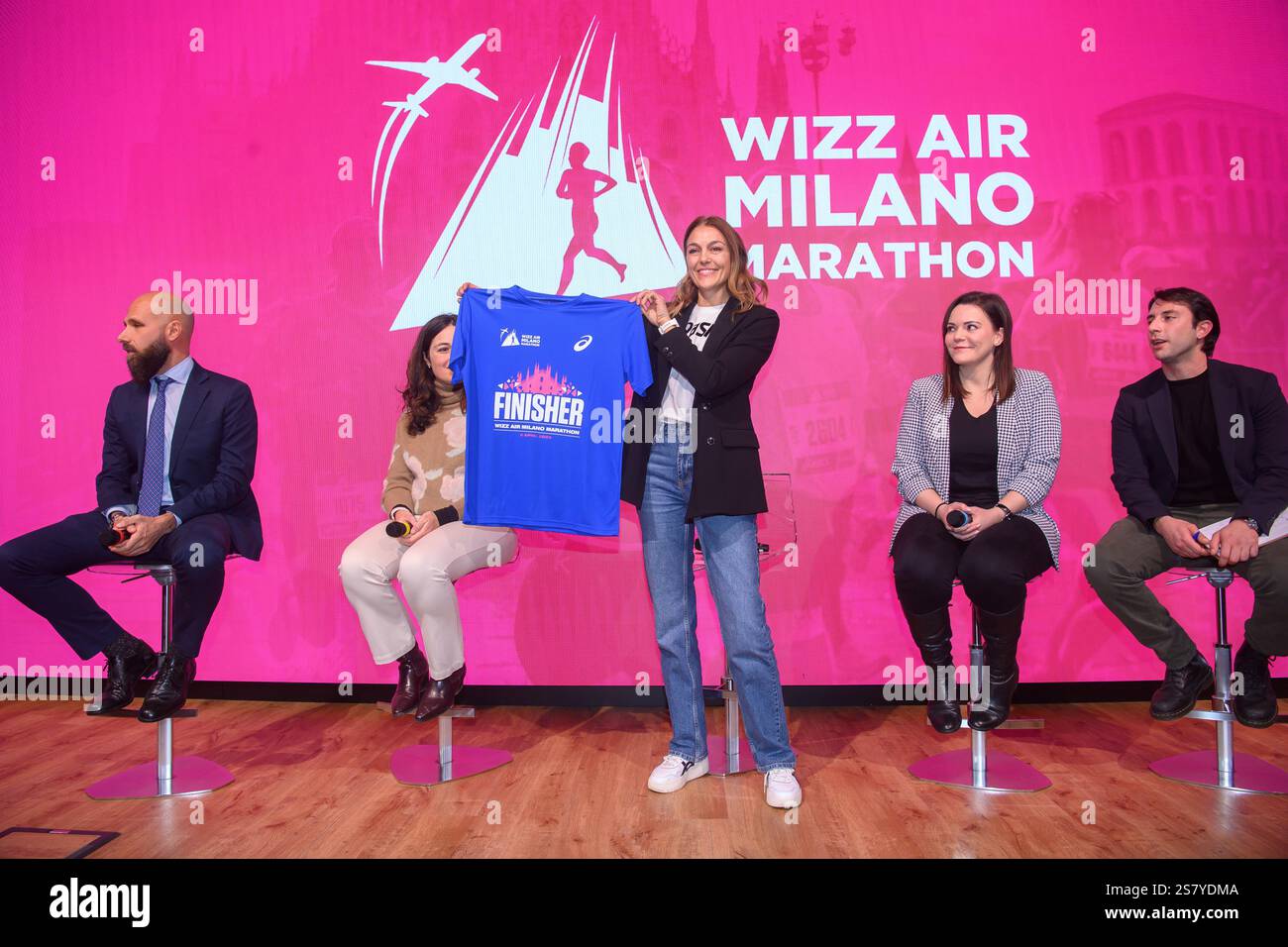Arese, Milano. 20th Jan, 2025. Wizz Air Milano Marathon 2025 Talk ...