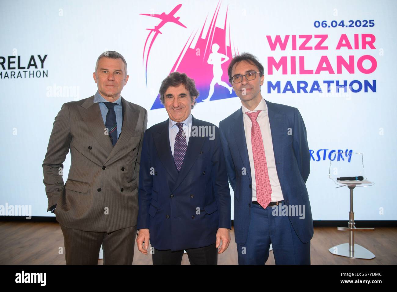 Arese, Milano. 20th Jan, 2025. Paolo Bellino, Urbano Cairo, Remo ...