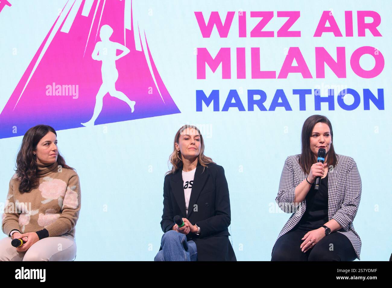 Arese, Milano. 20th Jan, 2025. Wizz Air Milano Marathon 2025 Talk ...