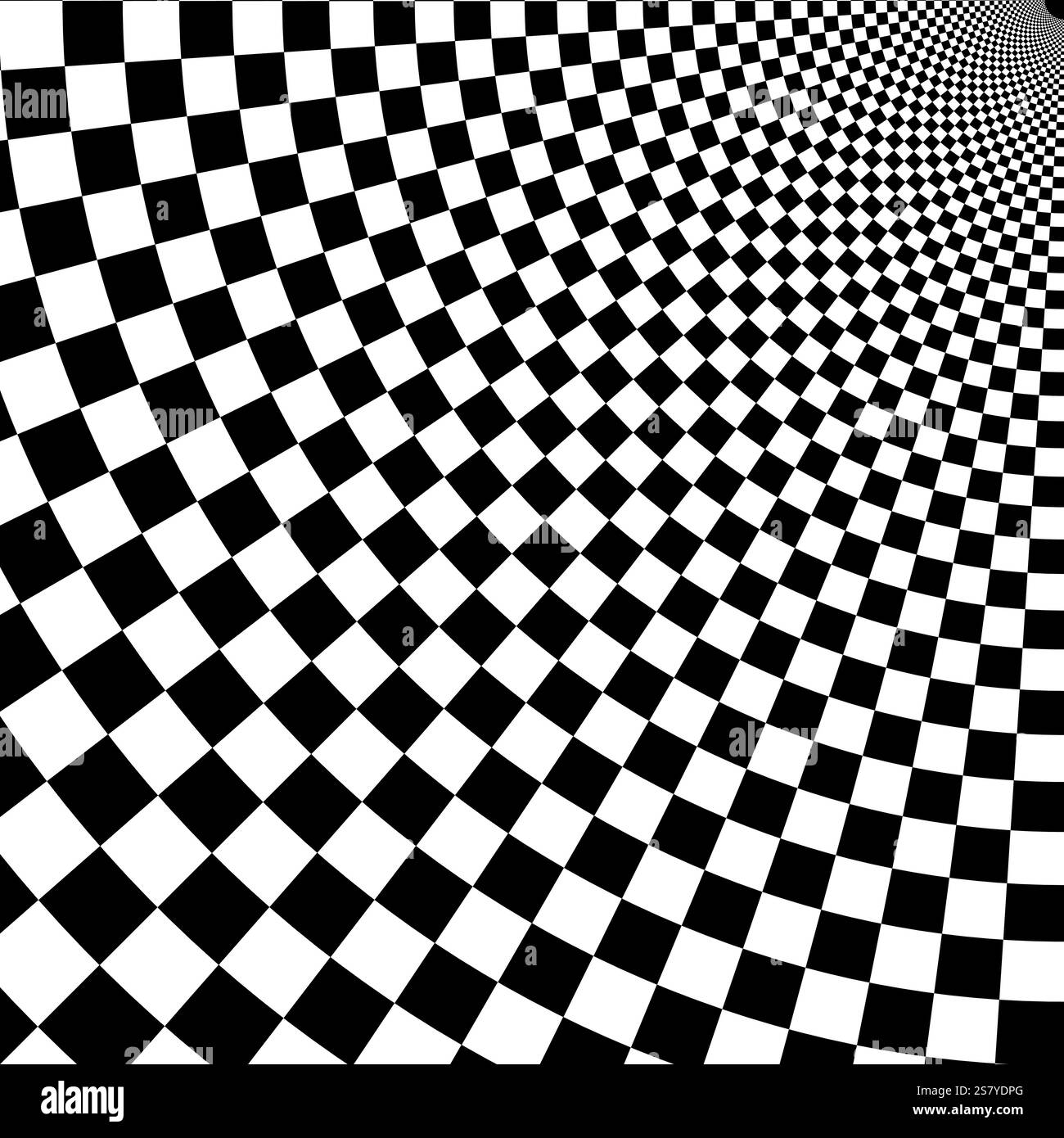 Hypnotic dynamic radial mosaic Stock Vector Images - Alamy