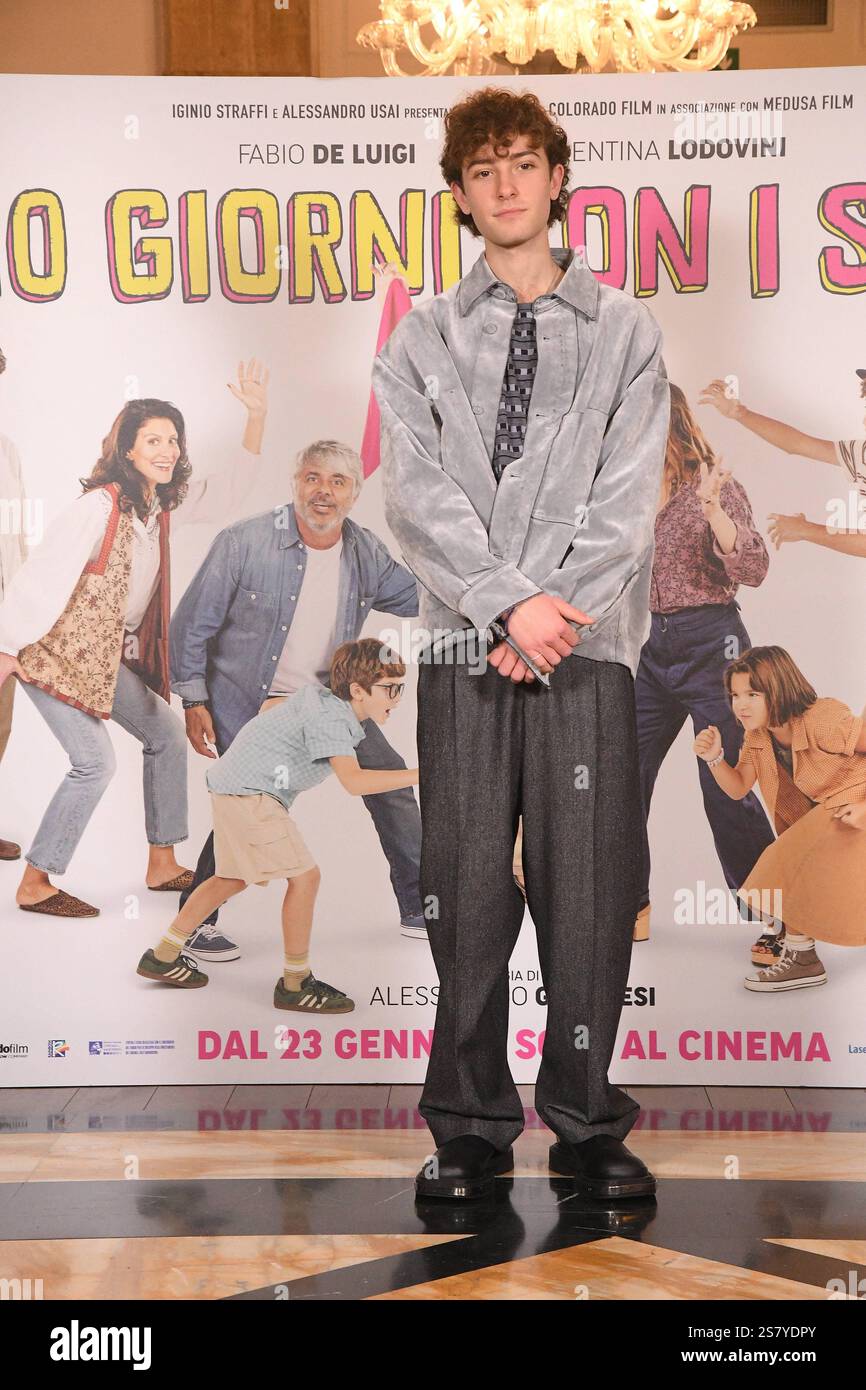 Rome, Italy. 20th Jan, 2025. Rome, Hotel Bernini Photocall of the film ...