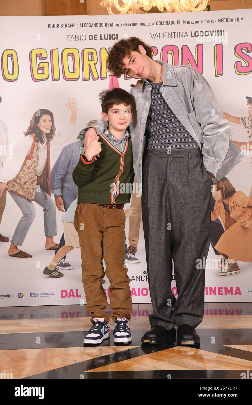 Rome, Italy. 20th Jan, 2025. Rome, Hotel Bernini Photocall of the film ...