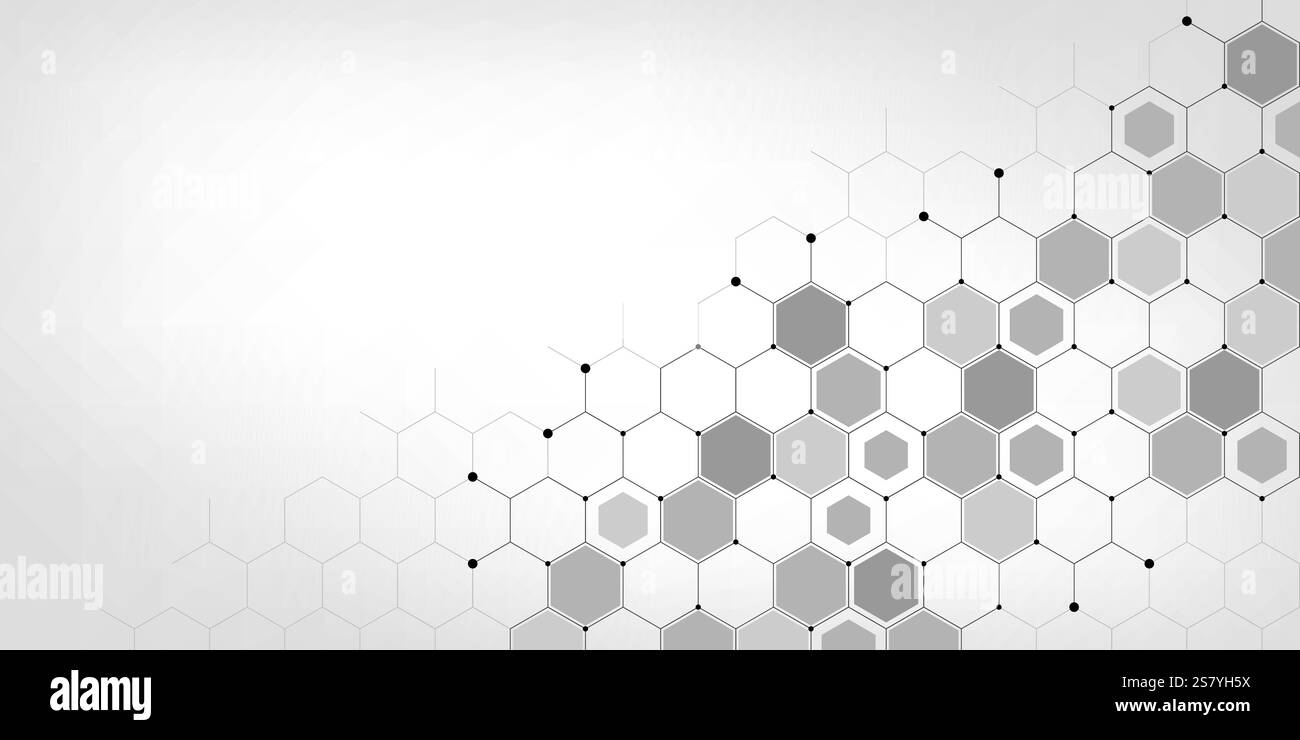 Genetic engineering and molecular structure, hexagon DNA network ...