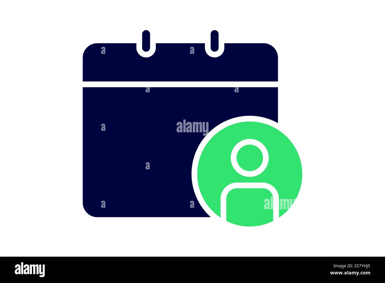 Appointment icon. solid icon style. calendar with people. icon related ...