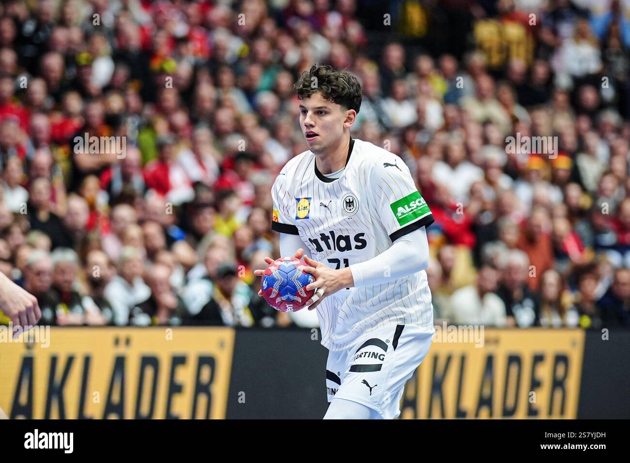 Marko Grgic (Deutschland, #71) DEN, Deutschland vs. Tschechien, Handball, IHF Weltmeisterschaft ...