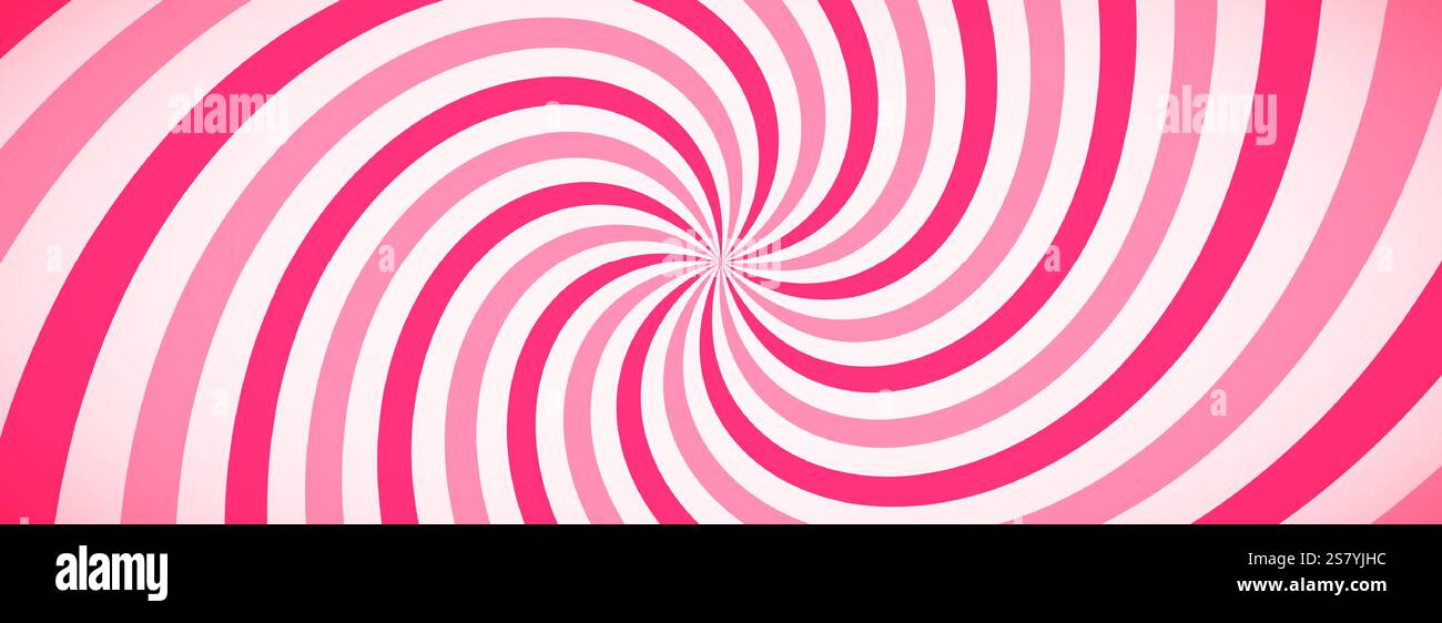 Candy color spiral background. Pink rotating swirl pattern wallpaper ...