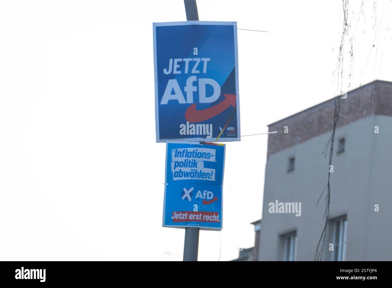 GER, Berlin, Wahl, Wahlplakat, Im Bild: AfD jetzt, Inflationspolitk ...