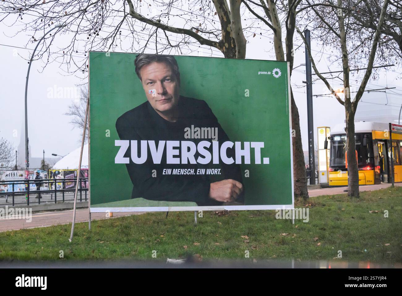 GER, Berlin, Wahl, Wahlplakat, im Bild: Robert Habeck, Plakat, B90 ...