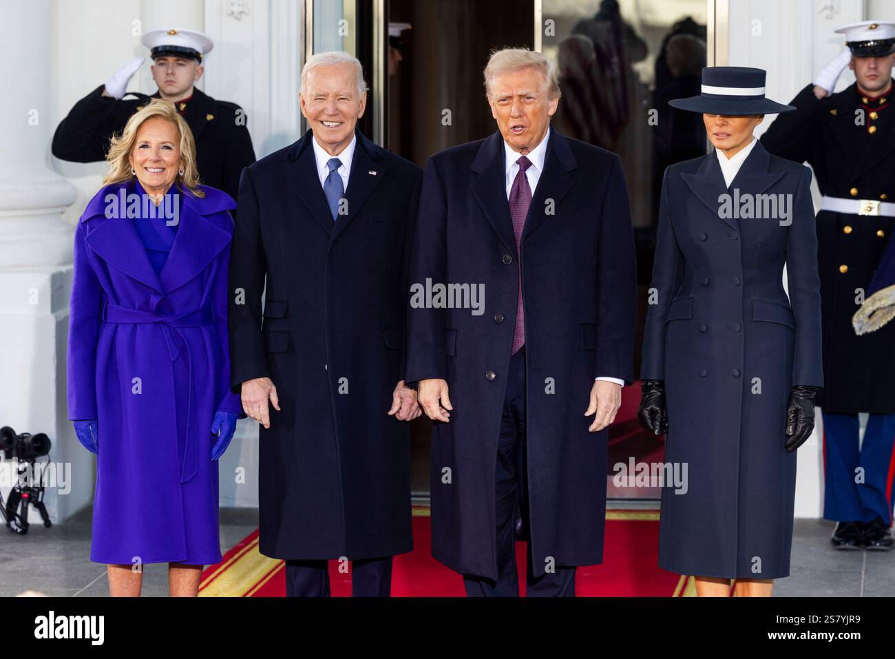 Washington, United States. 20th Jan, 2025. US President Joe Biden and ...