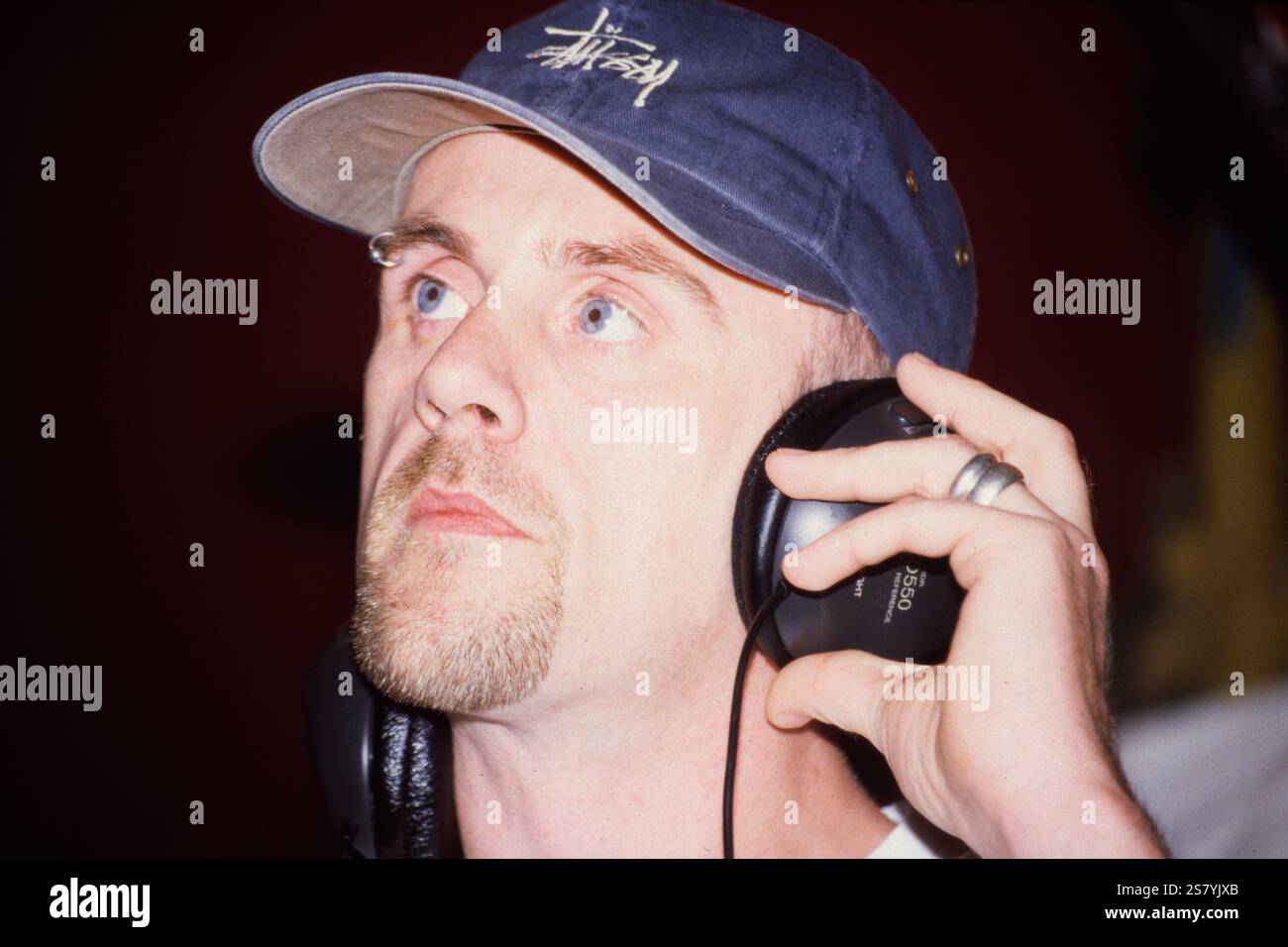 DJ Alan Thompson playing live at Creamfields Festival in Winchester ...