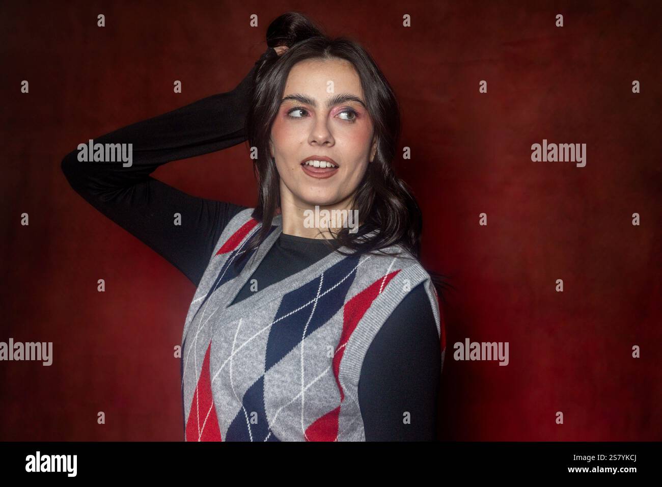 Spanish singer and songwriter Chiara Oliver Williams, or better known as Chiara Oliver, poses ...